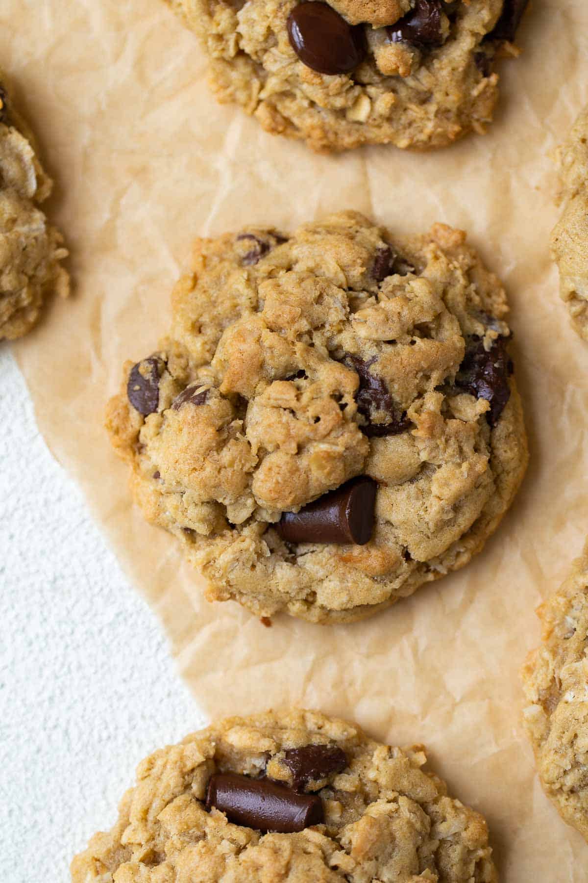 The Best Gluten Free Oatmeal Chocolate Chip Cookies Meaningful Eats