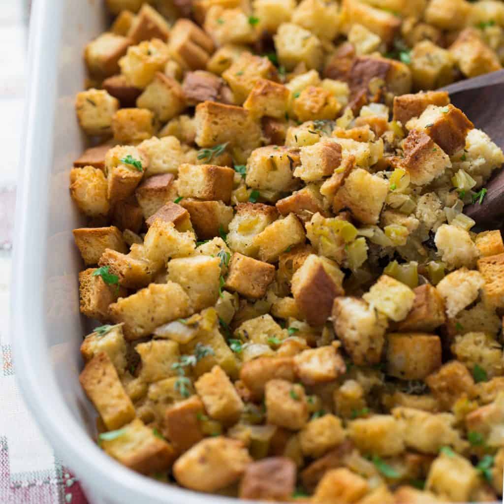 Easy Gluten-Free Stuffing - Meaningful Eats