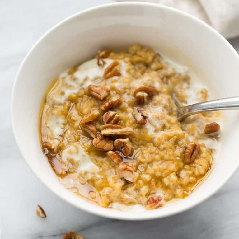 Instant Pot Creamy Pumpkin Maple Oatmeal {Gluten-Free, Dairy-Free ...