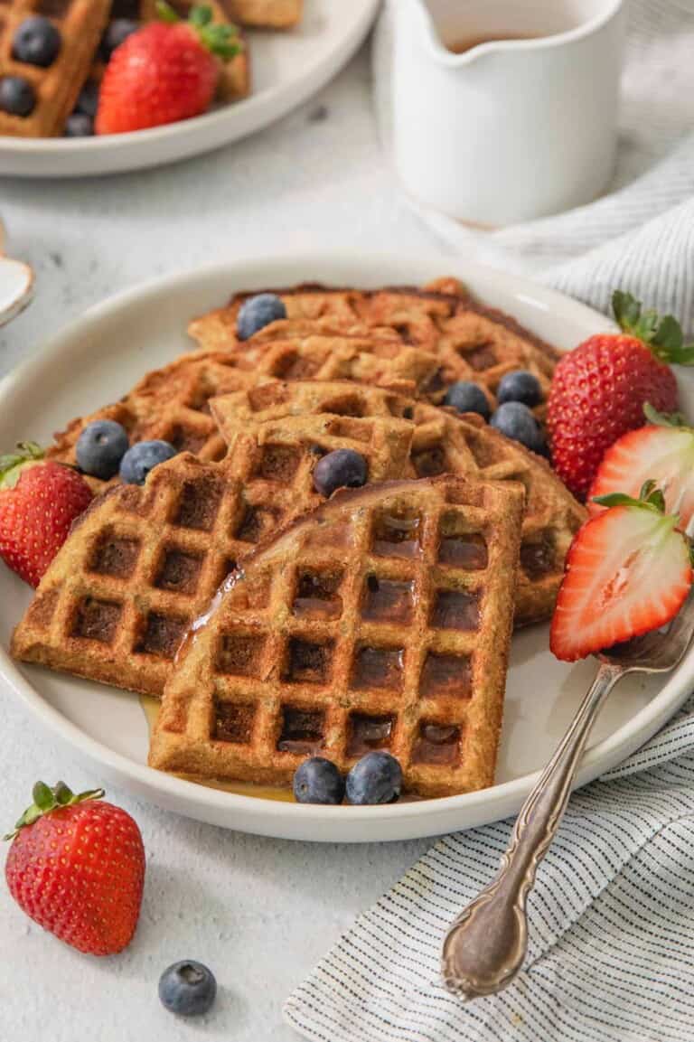 The Best 100% Buckwheat Waffles - Meaningful Eats