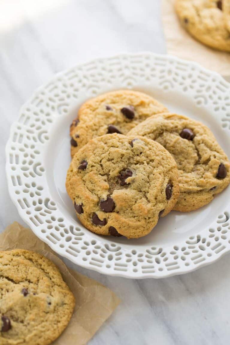 Almond Flour Chocolate Chip Cookies (Grain-Free) - Meaningful Eats