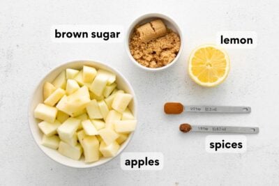 Simple Apple Compote - Meaningful Eats