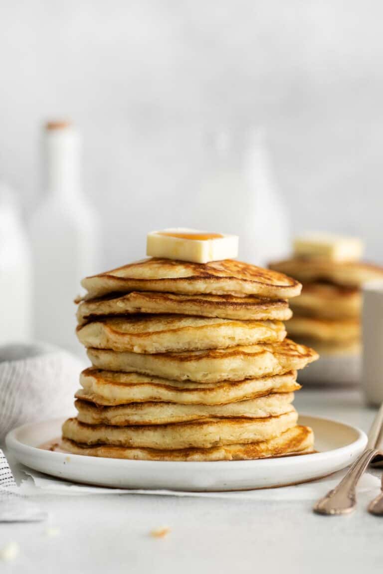 Fluffy Gluten-Free Buttermilk Pancakes - Meaningful Eats