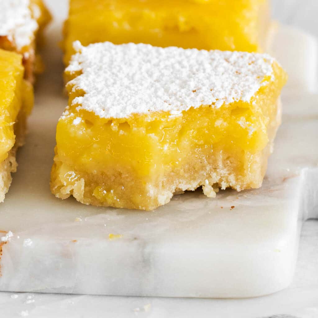 Gluten-Free Lemon Bars (with Shortbread Crust!) - Meaningful Eats
