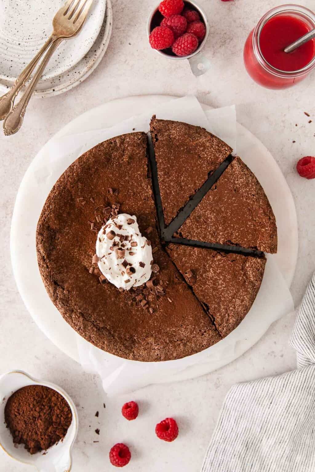 The Best Flourless Chocolate Torte - Meaningful Eats