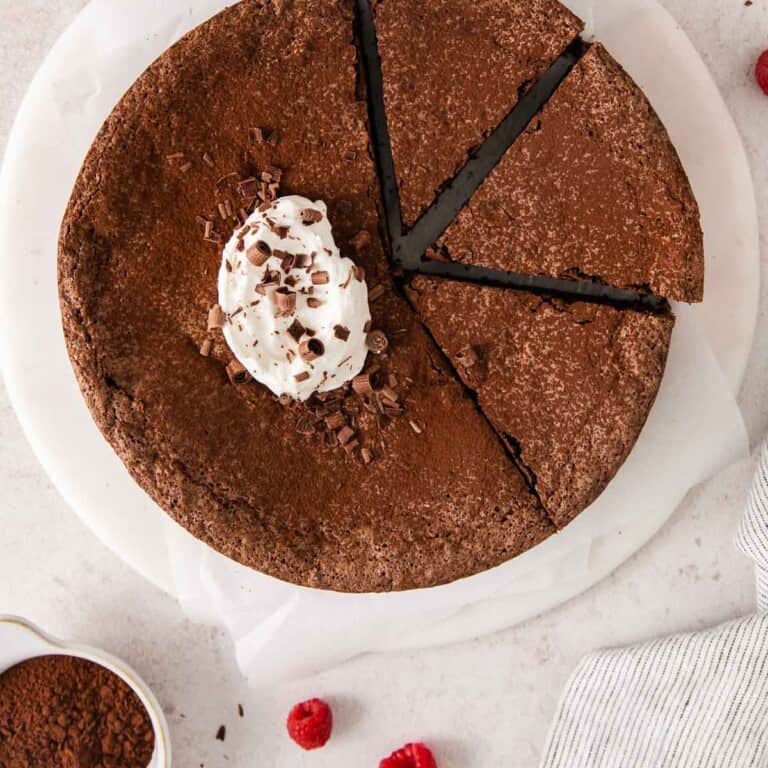 The Best Flourless Chocolate Torte - Meaningful Eats