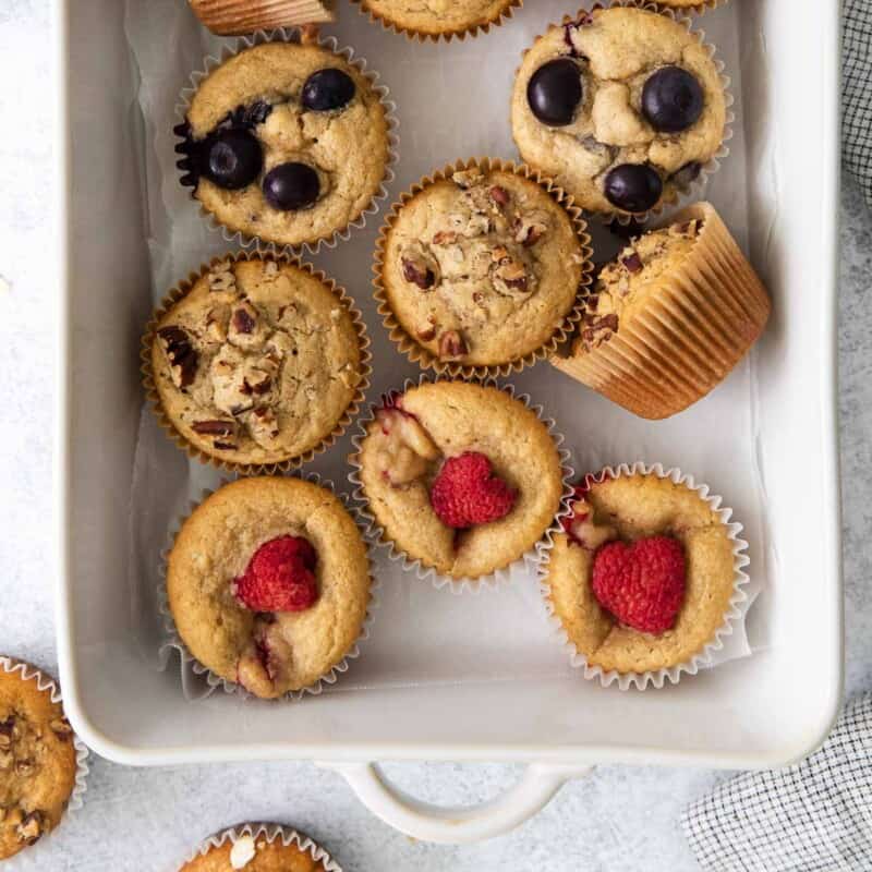 Oat Flour Muffins (Endless Mix-Ins!) - Meaningful Eats