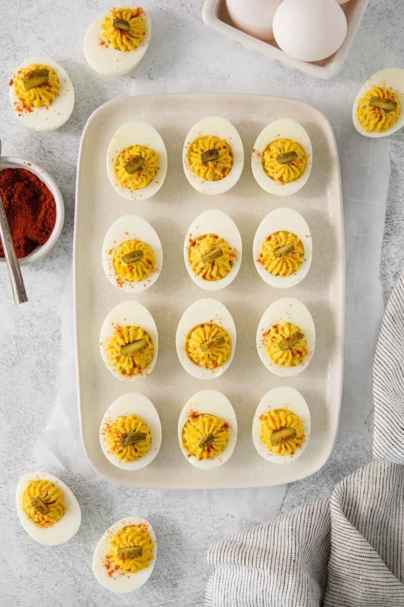 Deviled Eggs with Relish (Best Classic Recipe!) - Meaningful Eats