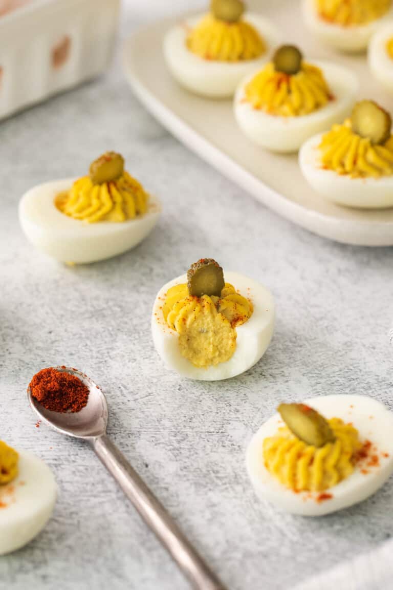 Deviled Eggs with Relish (Best Classic Recipe!) - Meaningful Eats