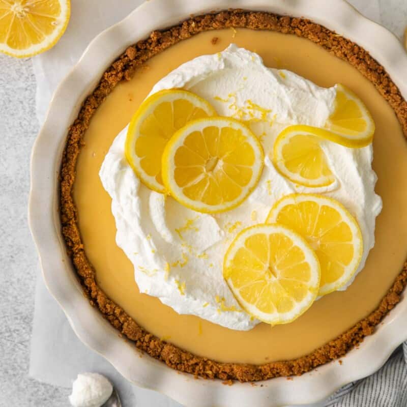 Easy, Gluten-Free Lemon Cream Pie - Meaningful Eats