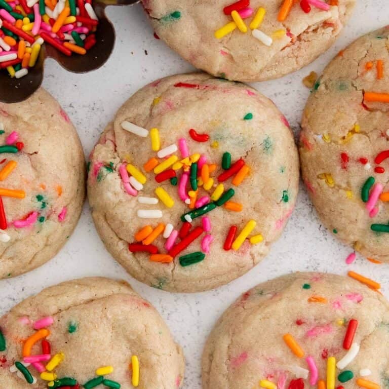 Gluten-Free Funfetti Sugar Cookies (EASY!) - Meaningful Eats