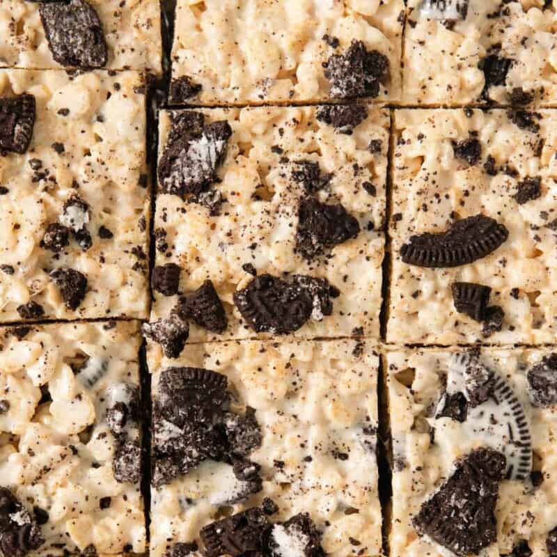 Oreo Rice Krispie Treats (Gluten-Free) - Meaningful Eats