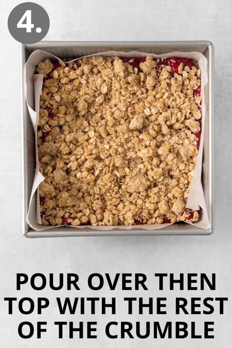 Gluten-Free Raspberry Crumb Bars - Meaningful Eats