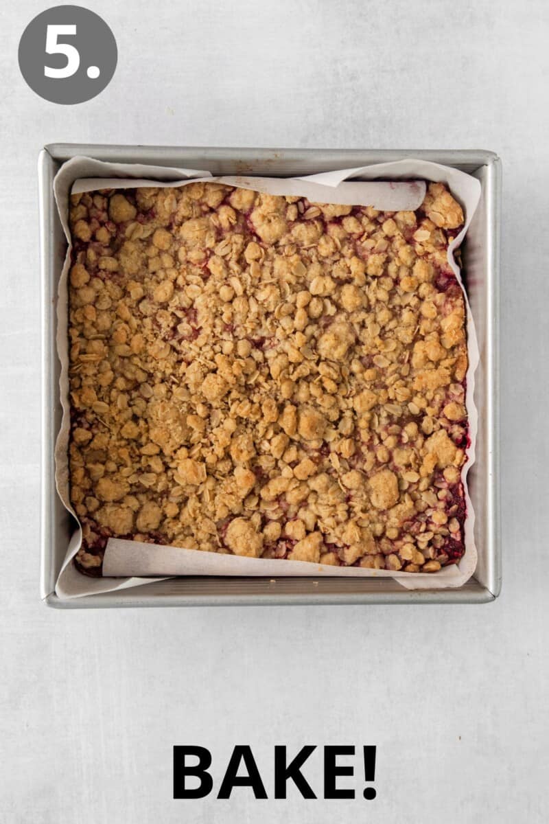 Gluten-Free Raspberry Crumb Bars - Meaningful Eats
