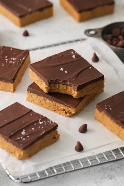 Easy, Peanut Butter Bars - Meaningful Eats