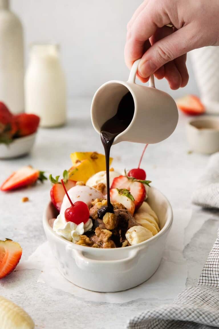 Old-Fashioned Banana Split (Easy Recipe!) - Meaningful Eats