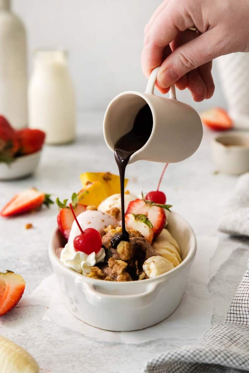 Old-Fashioned Banana Split (Easy Recipe!) - Meaningful Eats