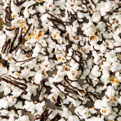 Chocolate Drizzle Popcorn (Easy Recipe!) - Meaningful Eats