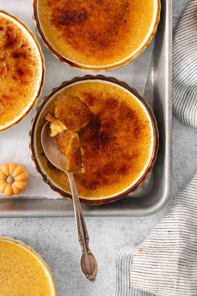 Pumpkin Creme Brulee (Easy Make-Ahead!) - Meaningful Eats