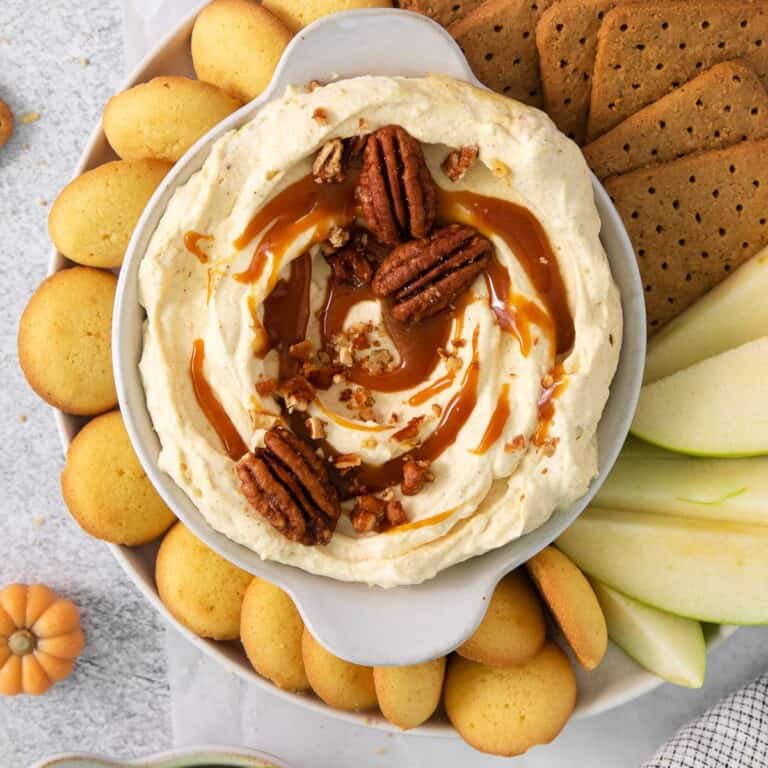Easy, Pumpkin Cheesecake Dip - Meaningful Eats
