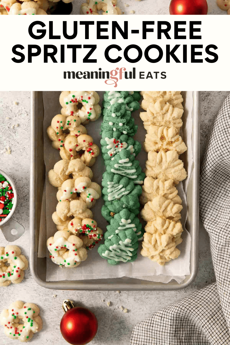 Gluten-Free Spritz Cookies (Buttery & Light!) - Meaningful Eats