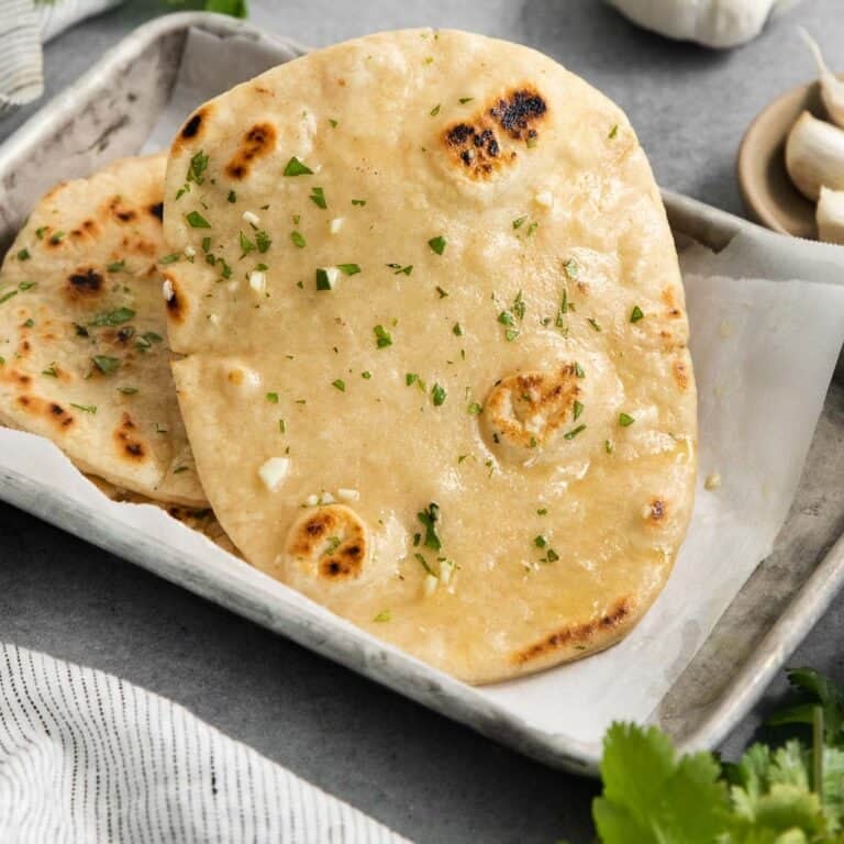 Gluten-Free Naan (5 Ingredient Recipe!) - Meaningful Eats