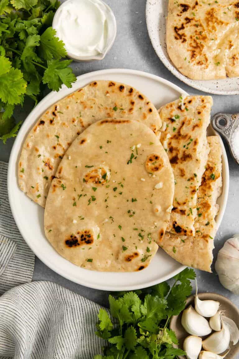 Gluten-Free Naan (5 Ingredient Recipe!) - Meaningful Eats