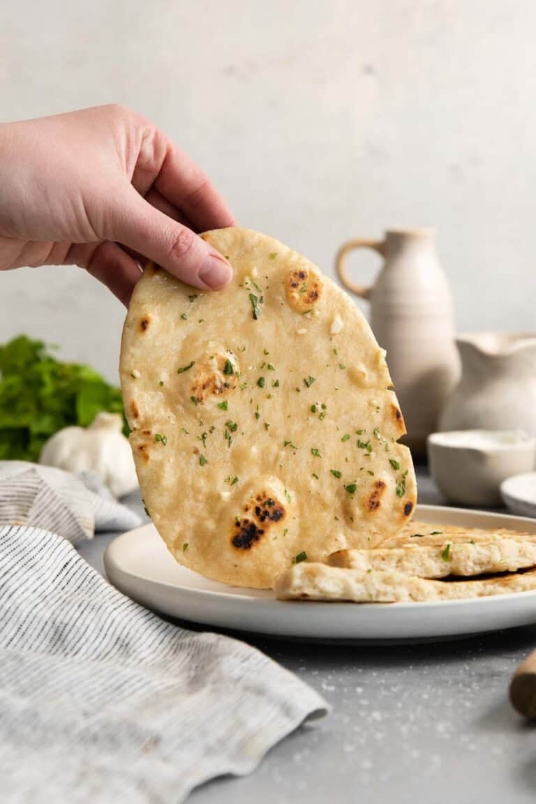 Gluten-Free Naan (5 Ingredient Recipe!) - Meaningful Eats