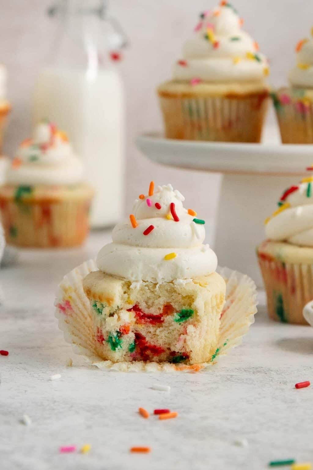 Gluten-Free Funfetti Cupcakes - Meaningful Eats