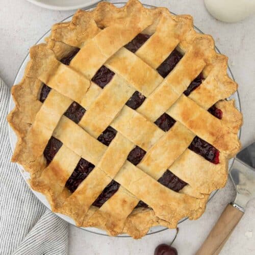 Gluten-Free Cherry Pie - Meaningful Eats