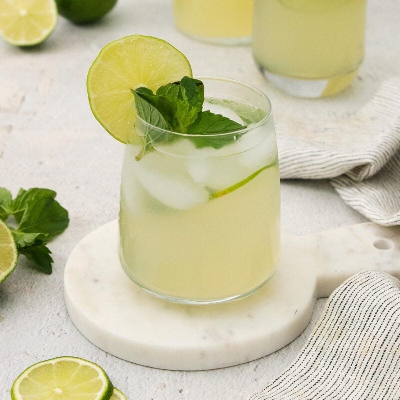 Homemade Mint Limeade - Meaningful Eats