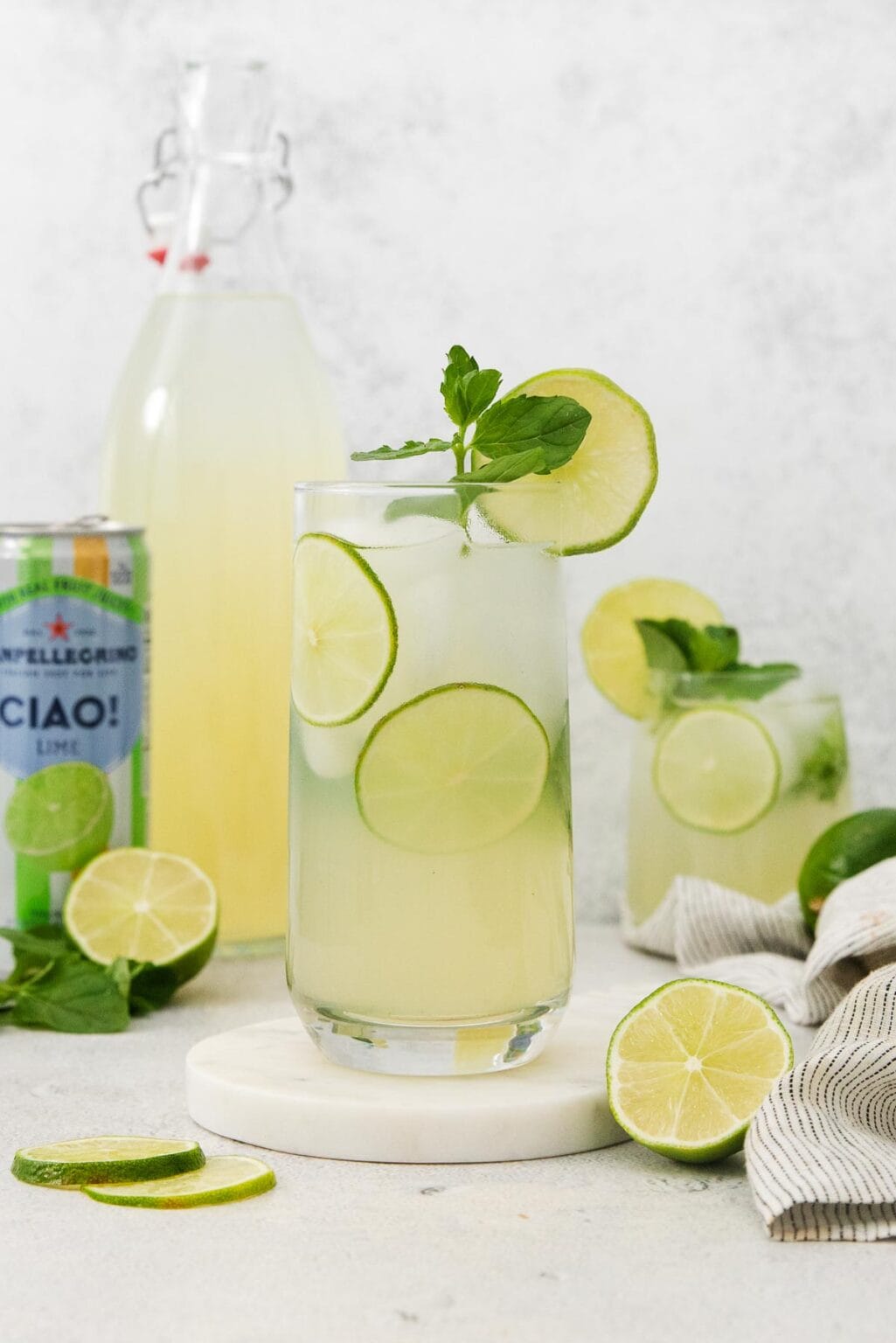 Homemade Mint Limeade - Meaningful Eats