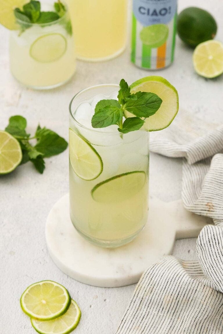 Homemade Mint Limeade - Meaningful Eats