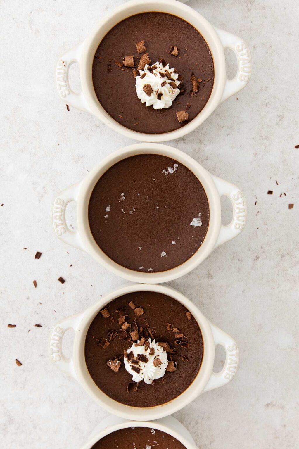 Dark Chocolate Pot de Crème - Meaningful Eats