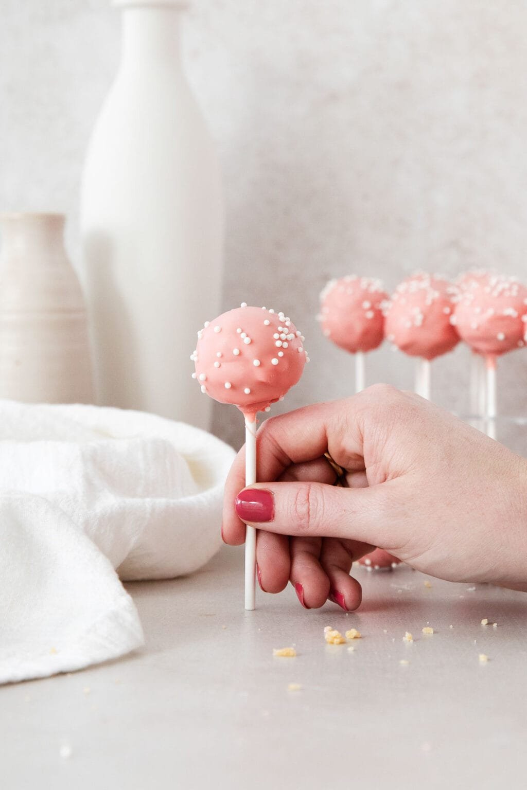 Gluten-Free Starbucks-Style Cake Pops (with Box Cake Mix) - Meaningful Eats