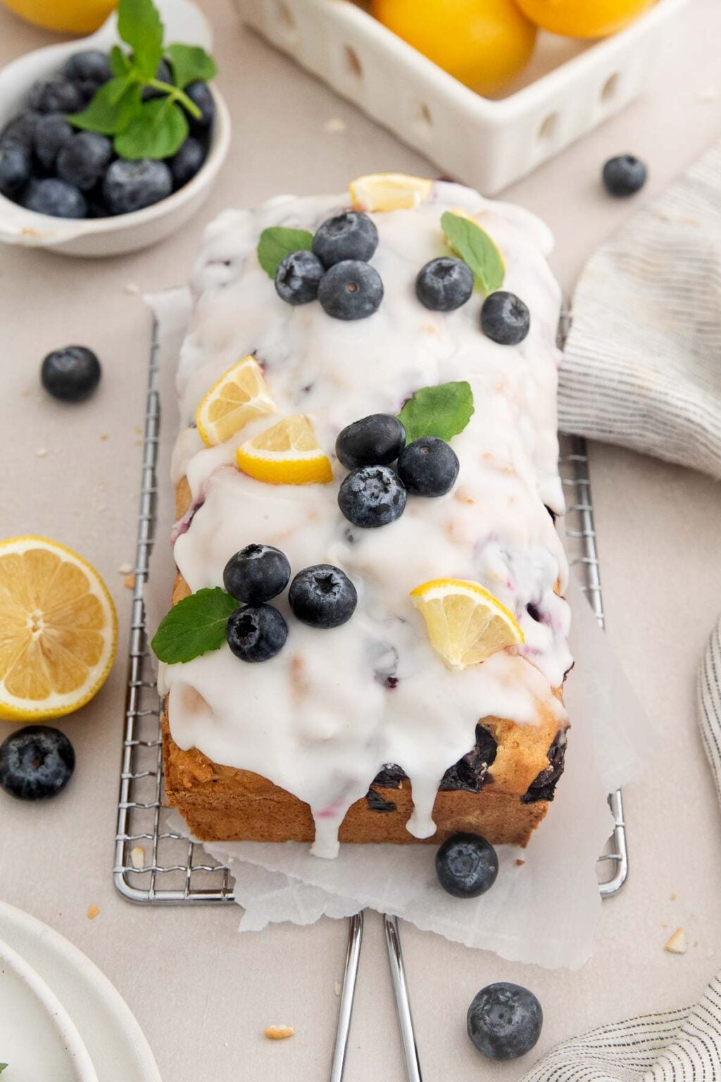Gluten-Free Lemon Blueberry Bread - Meaningful Eats